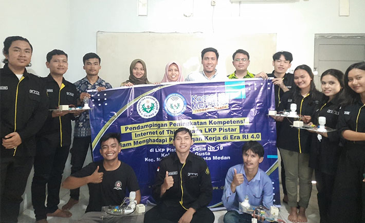 Tim PKM UNIMED Latih Generasi Muda pada Pendampingan Peningkatan Kompetensi Internet of Things ...